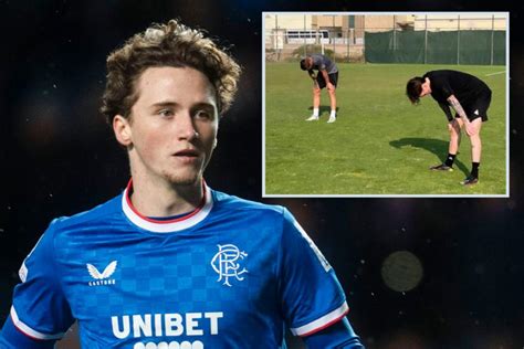 Rangers Alex Lowry Spotted With Premier League Ace In Training Camp