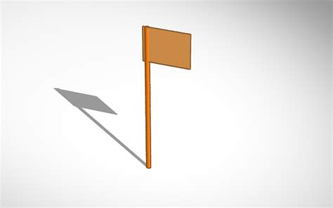 3d Design Flag Tinkercad