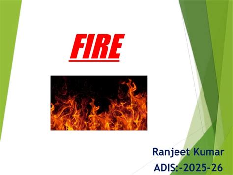 Fire Fighting Ppt Pptx