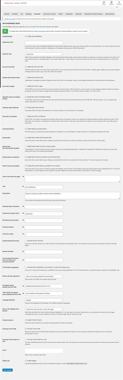 Pasarela Redsys Para Woocommerce De