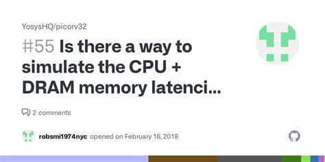 Is There A Way To Simulate The Cpu Dram Memory Latencies With This