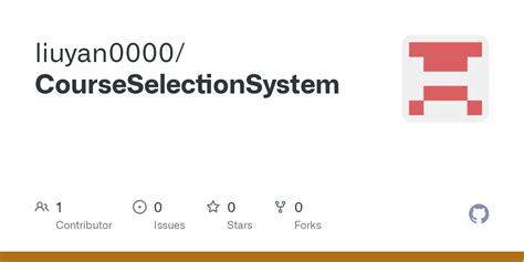 GitHub Liuyan0000 CourseSelectionSystem