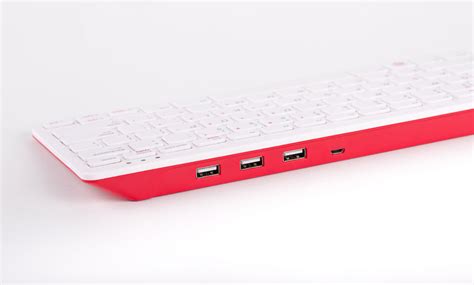 Official Raspberry Pi Keyboard In Red Or Black Us Layout