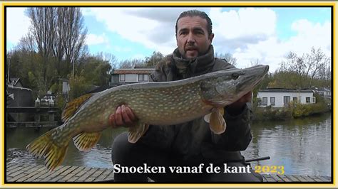 Snoeken Vanaf De Kant 2023 Vissen Op Snoek Met Grote Softbaits YouTube