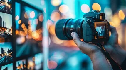 Visual Technologies Camera In Hands For Capturing Compelling Photos And Video Monitoring