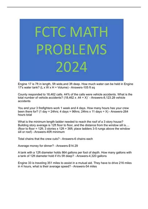 Fctc Math Problems 2024 Fctc Stuvia Us