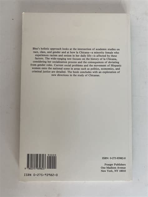 La Chicana And The Intersection Of Race Class And Gender By Blea