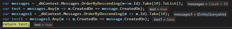 C Different Results When Using Iqueryable And Ienumerable Stack