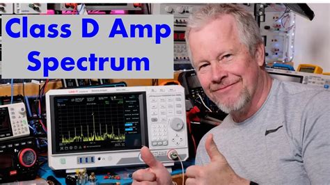Spectrum Analyzer Meets Class D Amplifier Using Uni T Uts3021b Spectrum Analyzer