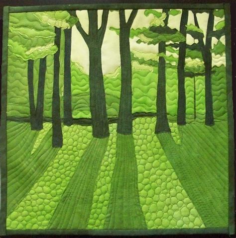 Monochromatic Challenge By Chris Daly Landscape Art Quilts