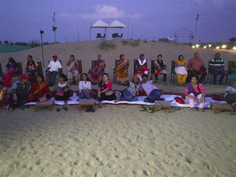 Traditional Welcome Picture Of Seven Palms Desert Camp Jaisalmer