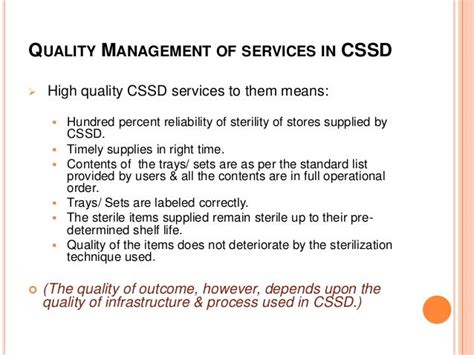 Central Sterile And Supply Department Cssd