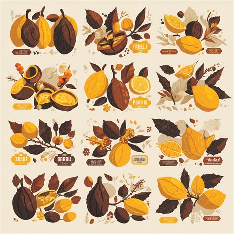 Premium Vector Malaysian Cocoa Patterns With Traditional Elements