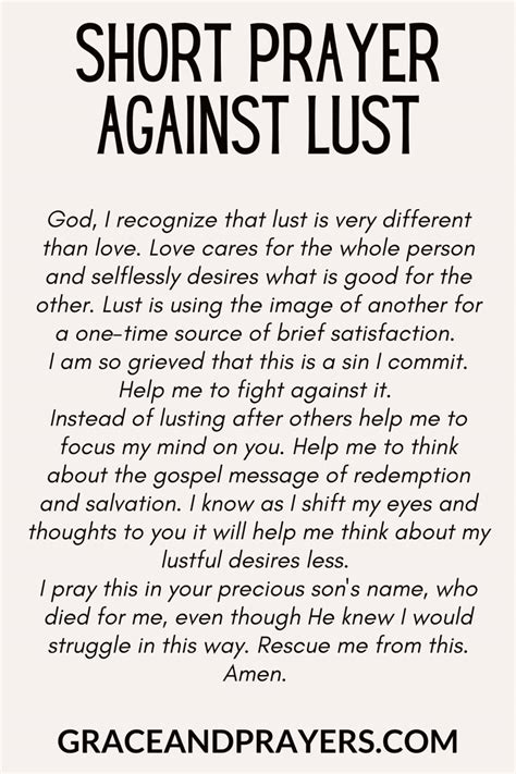 5 Life Giving Prayers Against Lust Prayer For Someone Who Struggles