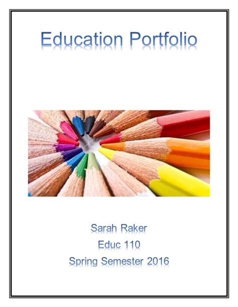 Education Portfolio Docx