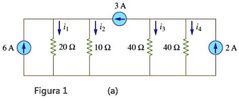 solved using nodal analysis for figure 1 a calculate the currents i1