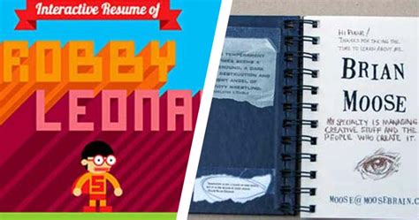 Brilliantly Creative CV Examples Save The Babe