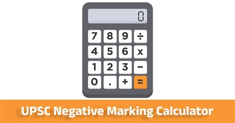 Free Upsc Prelims Negative Marking Calculator 1 3 Negative Marking Rule