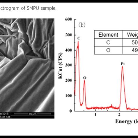 A Sem Image And B Eds Spectrogram Of 10 Epsmpu Sample Download