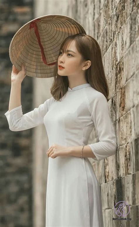 102 Ảnh gái xinh mặc áo dài gợi cảm quyến rũ người xem Ảnh Gái Xinh