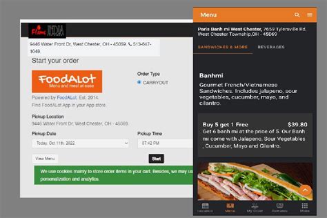 Online Ordering