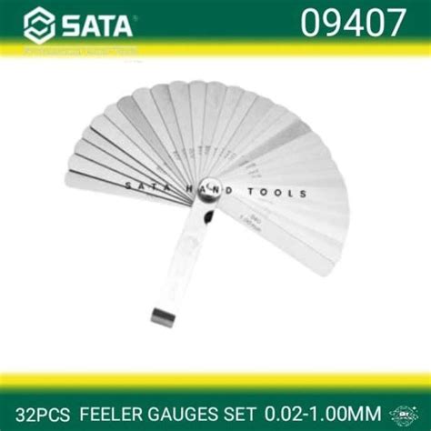 Promo Sata Feeler Gauge Fuller Gauge Alat Pengukur Setelan Klep 09407