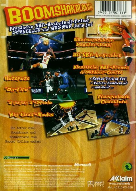 Nba Jam Cover Or Packaging Material Mobygames