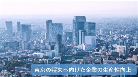 マイページ 東京の将来へ向けた企業の生産性向上 東京商工会議所