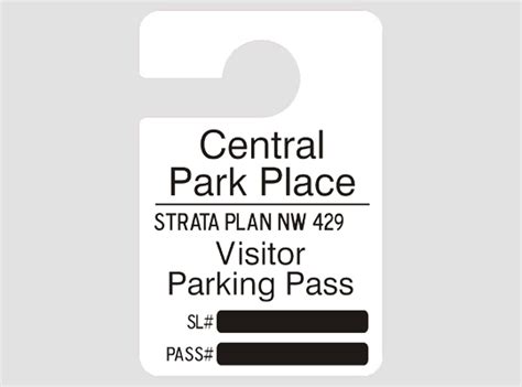 Parking Passes Signs Bc Illuminated