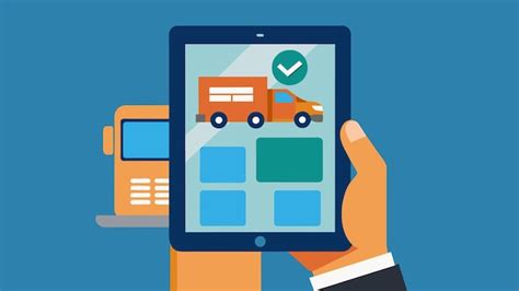 Premium Vector A Macro Shot Of A Hand Holding A Tablet With A