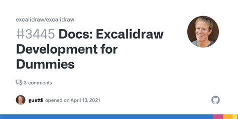 Docs Excalidraw Development For Dummies · Issue 3445 · Excalidraw Excalidraw · Github