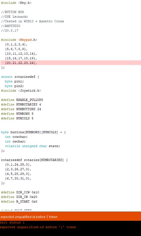 Sketch I Loaded Onto A Leonardo Previously Won T Compile Now Help Programming Arduino Forum