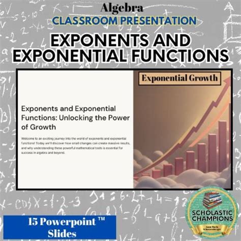 Exponents And Exponential Functions Algebra Powerpoint Presentation