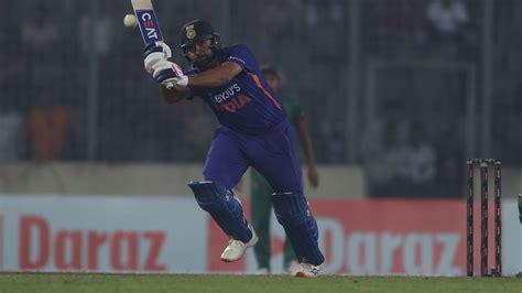 India Vs Bangladesh Rohit Sharma Becomes First Indian Cricketer To Hit