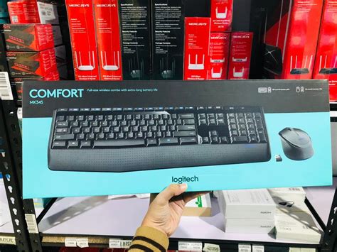 Logitech MK345 Comfort Wireless Keyboard Mouse Combo Computers Tech Parts Accessories