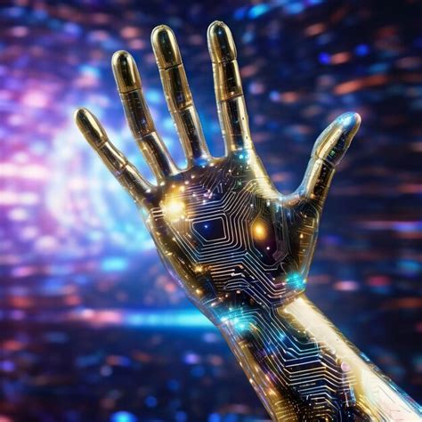 premium photo 3d human robot arm