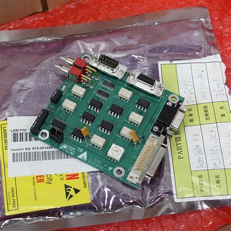 Lam Research 810 001489 016 Rocker Valve Interface Board Rockss