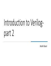 Verilog Testbench Writing And Examples For Verification Course Hero