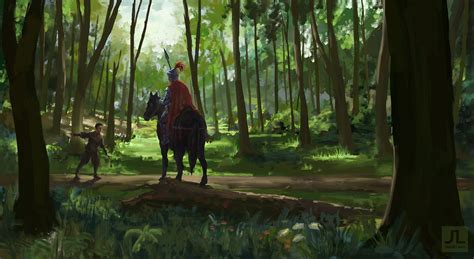 Artstation Knight In Forest