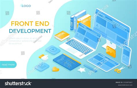 Front End Development Creating Site Layout Stock Vector (Royalty Free) 2152875927 | Shutterstock