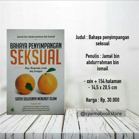 Jual Buku Bahaya Penyimpangan Seksual | Shopee Indonesia