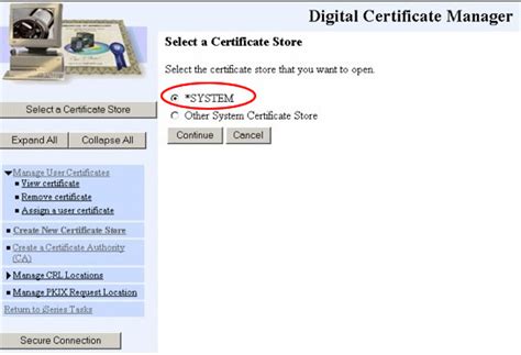 Setup SSL Certificate Store On IBM I Midrange Dynamics Wiki