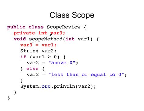 Lecture 5 Access Control Class Scope Packages Java Apipdf