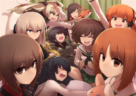 Nishizumi Miho Nishizumi Maho Itsumi Erika Anchovy Akiyama Yukari