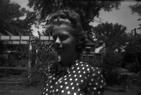 Young Woman In Backyard Of Truman Home Harry S Truman