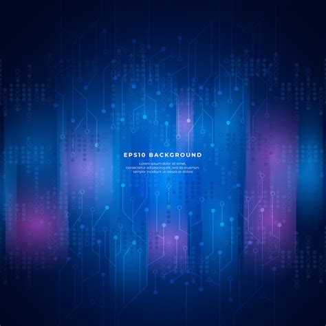 Premium Vector Big Data Abstract Background
