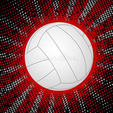 Abstract Voleyball Background Stock Vector Illustration Of Black