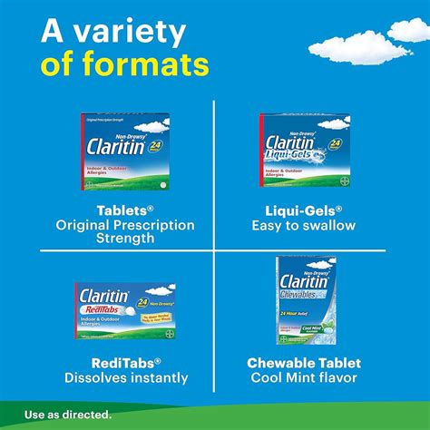Claritin Liqui Gels 24 Hour Allergy Relief 30 Non Drowsy Loratadine