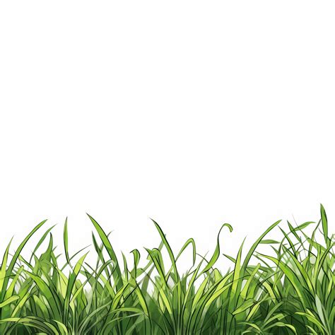 Premium Photo Cartoonish Grass Border A Delightfully Simple