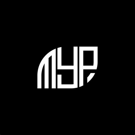 Myp Letter Logo Design On Black Background Myp Creative Initials